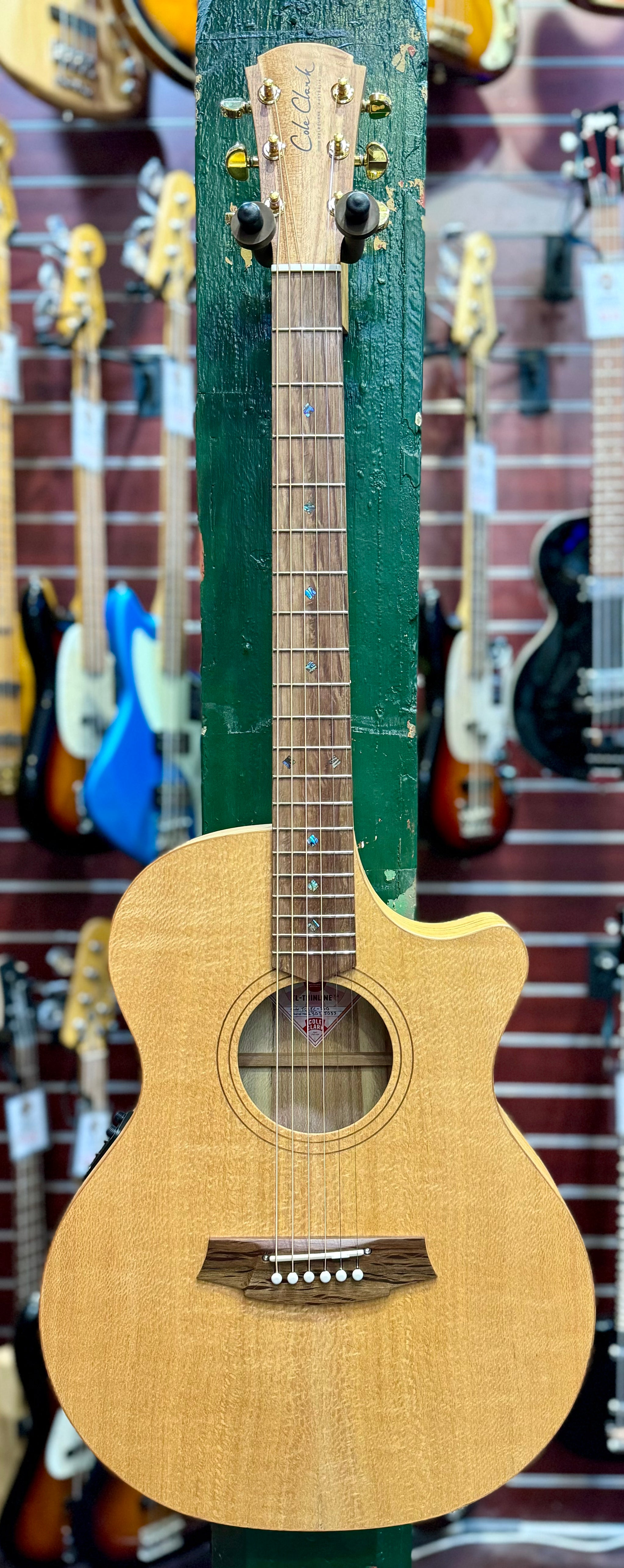Cole Clark TL2EC-SSO Thinline Angel - Silky Oak | Guitar Bros