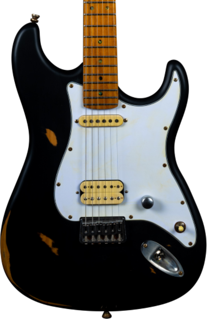 Jet JS-800 HS Relic - Black - Quality Electric | Guitar Bros