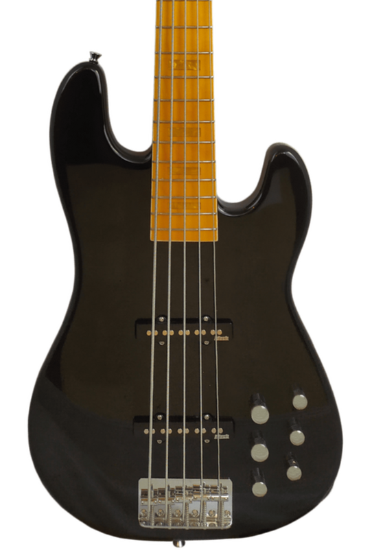 Markbass GV 5 Gloxy 5-String Electric Bass - Black | Guitar Bros