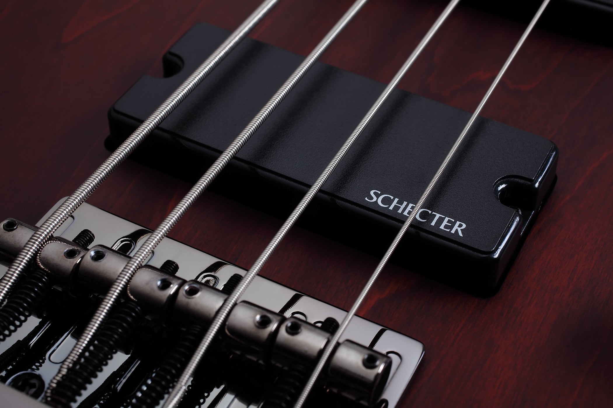 Schecter Omen-4 Bass - Walnut Stain - Bass | Guitar Bros