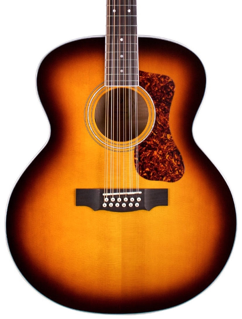 Guild F-2512E Deluxe Jumbo 12 String - Antique Sunburst | Guitar Bros
