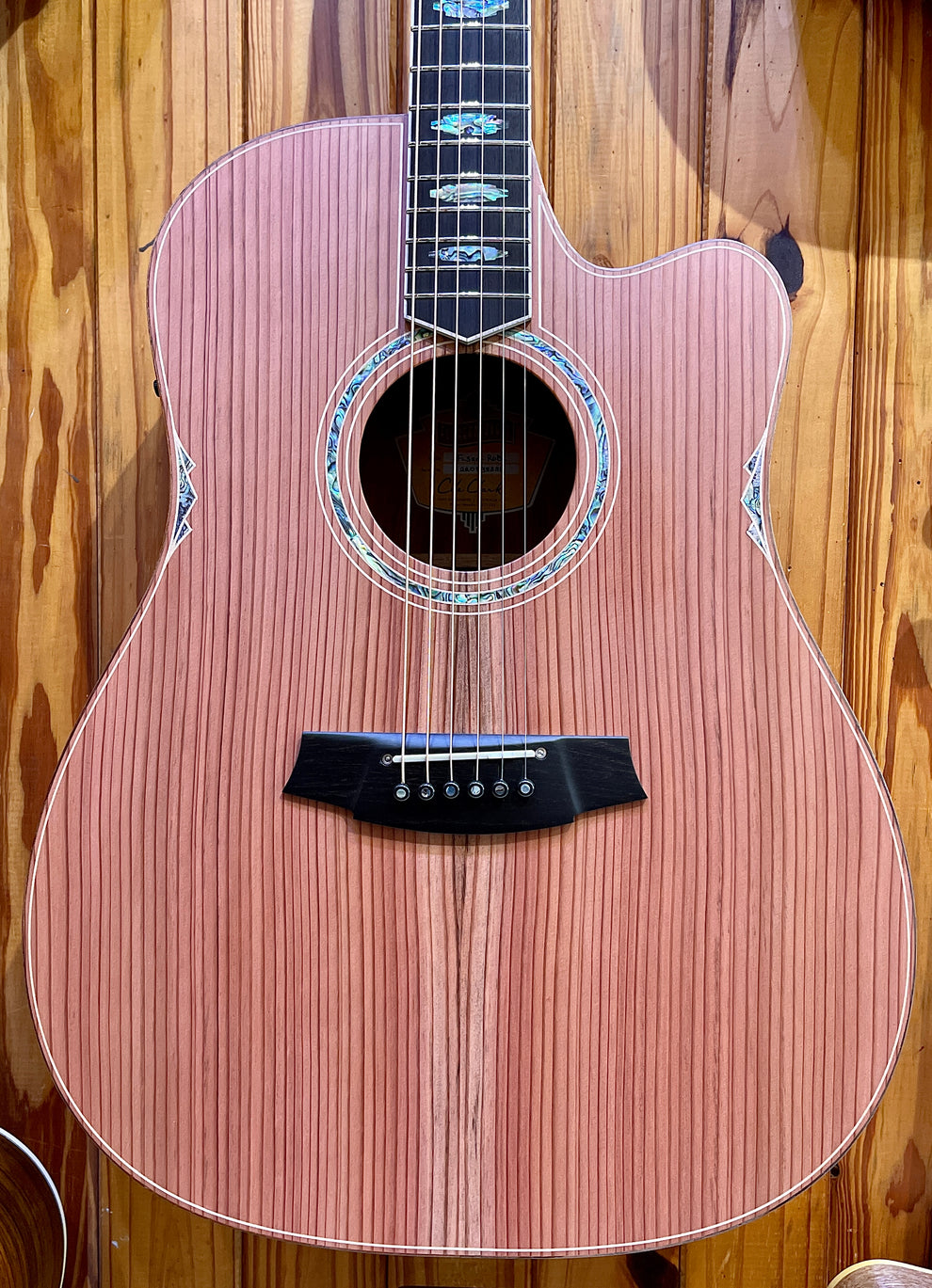 Cole Clark Fat Lady 3EC - Redwood Top Blackwood Back & Sides | Guitar Bros