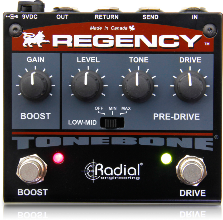 Radial Tonebone Regency - Overdrive and Boost Pedal | Guitar Bros