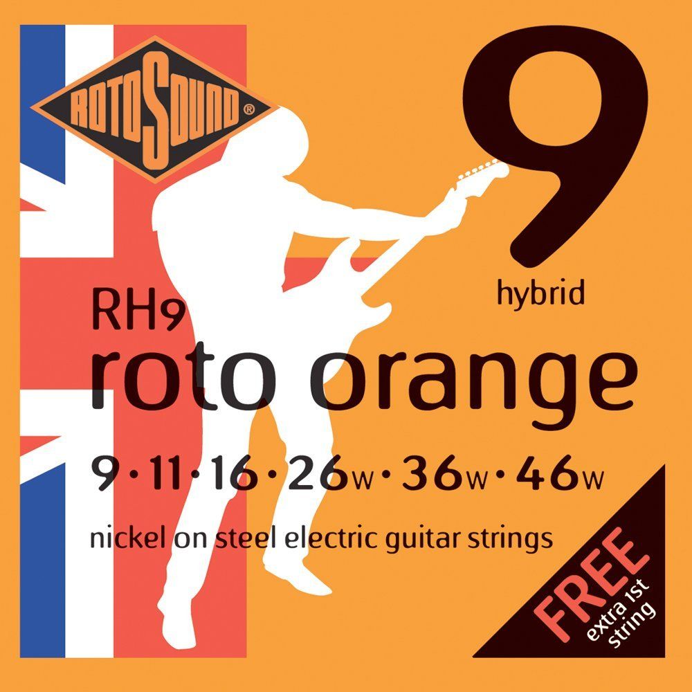 Rotosound RH9 Roto Oranges Electric Guitar Strings - 9-46 | Guitar Bros